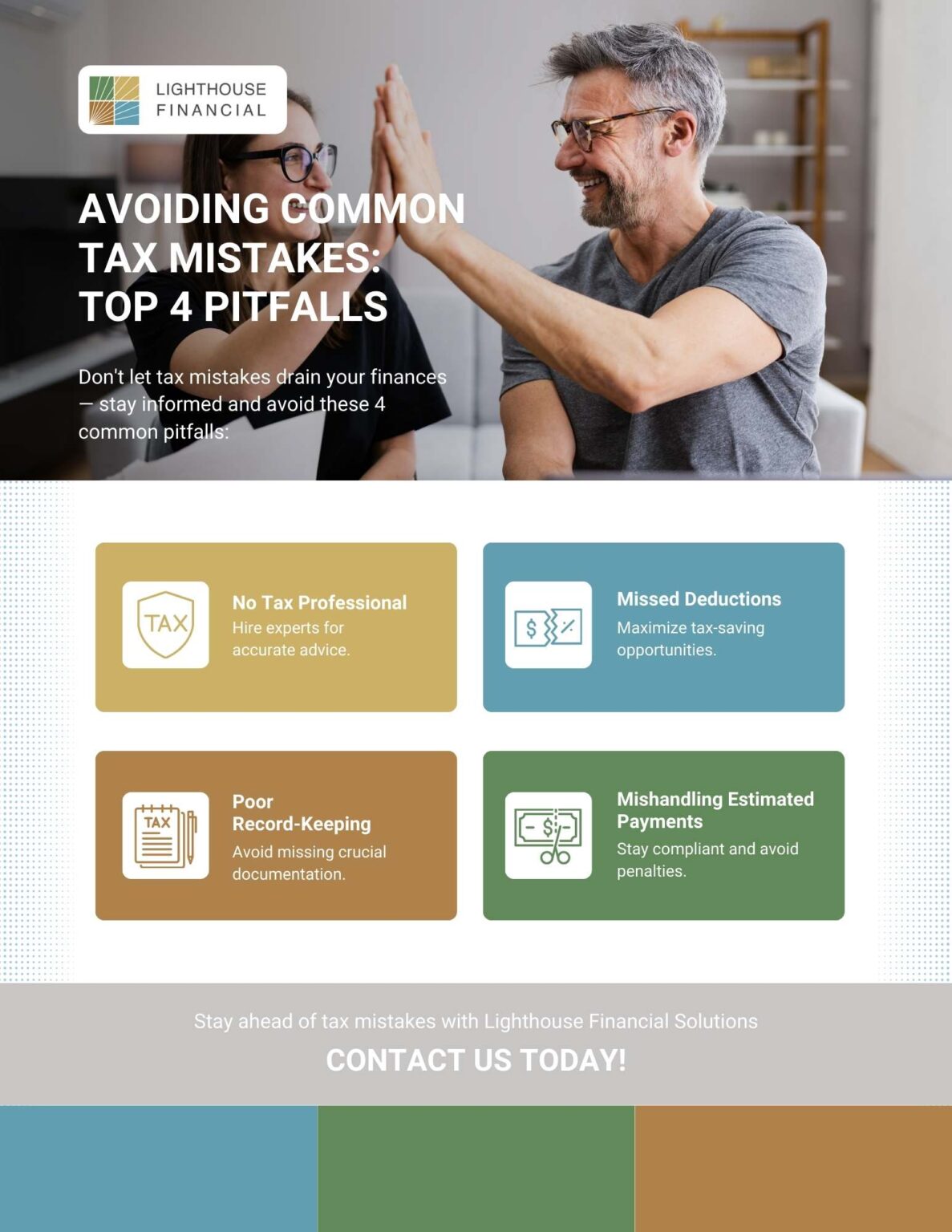 Avoiding Common Tax Mistakes- Contact Lighthouse Financial